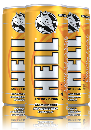 HELL ENERGY - SUMMER COOL Mangosteen-Pomelo 250 ml - HELL Energy Drink